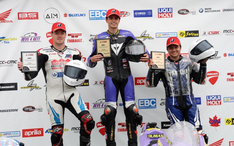 Dumas wins rain-soaked race one after Guerin crashes out of the lead at ...